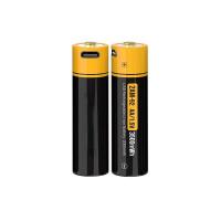 China USB Rechargeable Lithium Ion AA Battery 1.5V 2500mAh Micro USB Fast Charging Cylindrical Cell for sale