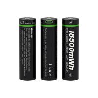 China Type C Rechargeable 21700 Lithium Ion Battery 3.6V 5000mAh for Emergency Light Mini Fan for sale