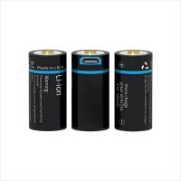 China Micro USB Rechargeable 16340 Li-ion Battery 3.6V 700mAh for Flashlight Alarm for sale