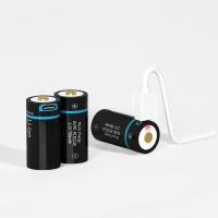 China Micro USB Rechargeable 16340 Li-ion Battery 3.6V 700mAh for Flashlight Alarm for sale