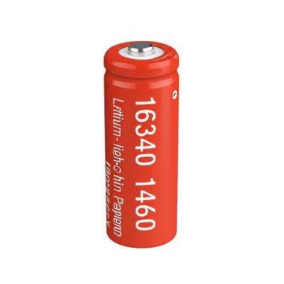 China 16340 Rechargeable Battery 3.7V 800mAh USB Type-C Port Lithium Ion High Capacity for Emergency Light for sale