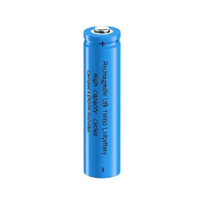 China Rechargeable USB 18650 Li-ion Battery 3350mAh 3.6V Over 800 Cycles for Flashlights Headlamps Portable Devices for sale