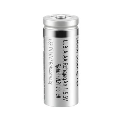 China USB AA Li-ion Battery 1850mAh 1.5V Rechargeable Lithium Cell Replacement for Alkaline Ni-MH Ni-CD for sale