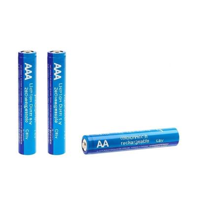 China Wholesale AA Li-ion Battery 2500mAh 1.5V Rechargeable Cell OEM/ODM Customizable Certified Safe for sale