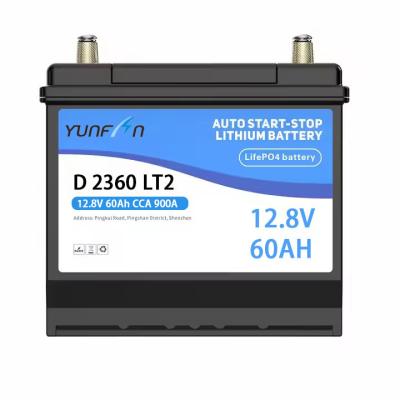 China LiFePO4 Start Stop Battery 12V 5000 Deep Cycles High CCA for Cars Trucks Boats for sale