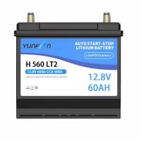 China LiFePO4 Car Battery 12V 100Ah Built-in Smart BMS Overcharge Protection for Start-Stop Systems for sale