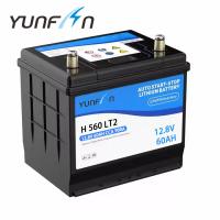 China LiFePO4 Car Battery 12V 100Ah Built-in Smart BMS Overcharge Protection for Start-Stop Systems for sale