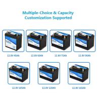 China LiFePO4 Car Battery 12V 100Ah Built-in Smart BMS Overcharge Protection for Start-Stop Systems for sale
