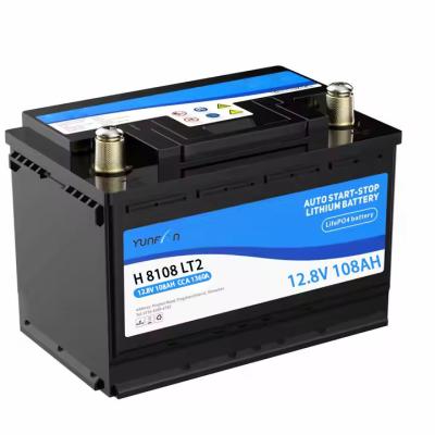 China Long-Life LiFePO4 Start-Stop Battery 5000 Cycles 10-Year Design Life for Vehicles for sale
