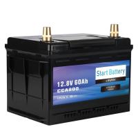 China 12V 60Ah LiFePO4 Battery 800CCA Bluetooth Marine Car Audio RV Solar Lightweight Lithium Starting And Deep Cycle Battery With Smart BMS for sale