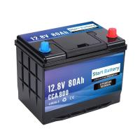 China 12V 80Ah LiFePO4 Deep Cycle Starting Battery 800CCA Bluetooth 1024Wh Solar Marine RV Off Grid Lithium for sale