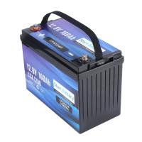China 12V 160Ah LiFePO4 Battery 1200CCA Bluetooth 2048Wh Deep Cycle Solar Battery for Off-Grid Marine Backup for sale