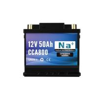 China 12V 50Ah Sodium Ion Starting Battery 800CCA Bluetooth High Performance All-Weather Power for Trucks Marine Vehicles for sale