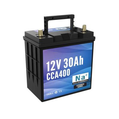 China 12V 30Ah Sodium Ion Battery 400CCA Bluetooth Ultra Compact Cold Weather Starting Power For Motorcycles ATVs for sale
