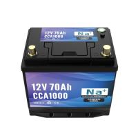 China 12V 70Ah Sodium-Ion Battery 1000CCA Bluetooth Heavy Duty Lithium Alternative for Diesel Trucks Marine for sale