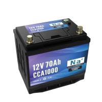 China 12V 70Ah Sodium-Ion Battery 1000CCA Bluetooth Heavy Duty Lithium Alternative for Diesel Trucks Marine for sale