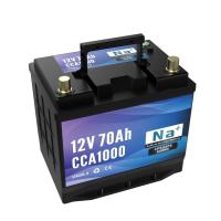 China 12V 70Ah Sodium-Ion Battery 1000CCA Bluetooth Heavy Duty Lithium Alternative for Diesel Trucks Marine for sale