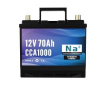 China 12V 70Ah Sodium-Ion Battery 1000CCA Bluetooth Heavy Duty Lithium Alternative for Diesel Trucks Marine for sale