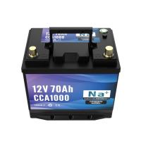 China 12V 70Ah Sodium-Ion Battery 1000CCA Bluetooth Heavy Duty Lithium Alternative for Diesel Trucks Marine for sale