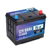 China 12V 80Ah Sodium Ion Starting Battery 800CCA Bluetooth for Marine Off-Grid Systems for sale