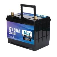 China 12V 80Ah Sodium Ion Starting Battery 800CCA Bluetooth for Marine Off-Grid Systems for sale