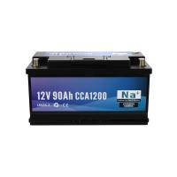 China 12V 90Ah Sodium Ion Starting Battery 1200CCA Bluetooth for Heavy Duty Trucks Marine and Generators for sale