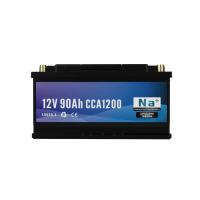 China 12V 90Ah Sodium Ion Starting Battery 1200CCA Bluetooth for Heavy Duty Trucks Marine and Generators for sale
