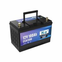 China 12V 100Ah Sodium Ion Battery 1300CCA Bluetooth High Power Lithium Battery for Heavy Duty Marine Industrial for sale