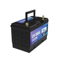 China 12V 100Ah Sodium Ion Battery 1300CCA Bluetooth High Power Lithium Battery for Heavy Duty Marine Industrial for sale