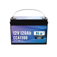 China 12V 120Ah Sodium Ion Battery 1300CCA Bluetooth for Heavy Duty Truck Marine Industrial Power Systems for sale