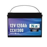China 12V 120Ah Sodium Ion Battery 1300CCA Bluetooth for Heavy Duty Truck Marine Industrial Power Systems for sale
