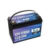 China 12V 120Ah Sodium Ion Battery 1300CCA Bluetooth for Heavy Duty Truck Marine Industrial Power Systems for sale