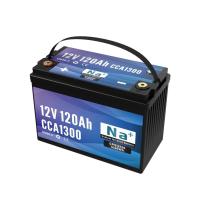 China 12V 120Ah Sodium Ion Battery 1300CCA Bluetooth for Heavy Duty Truck Marine Industrial Power Systems for sale