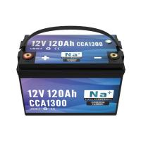 China 12V 120Ah Sodium Ion Battery 1300CCA Bluetooth for Heavy Duty Truck Marine Industrial Power Systems for sale