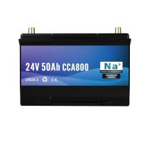 China 24V 50Ah Sodium-Ion Battery 800CCA Bluetooth Starting Power for Trucks Forklifts Marine for sale