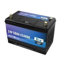 China 24V 50Ah Sodium-Ion Battery 800CCA Bluetooth Starting Power for Trucks Forklifts Marine for sale