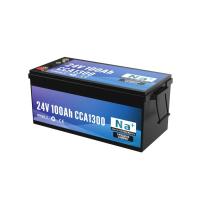China 24V 100Ah Sodium Ion Battery 1300CCA Bluetooth Industrial Grade for Heavy Equipment Marine Backup for sale