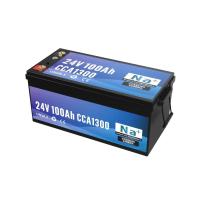 China 24V 100Ah Sodium Ion Battery 1300CCA Bluetooth Industrial Grade for Heavy Equipment Marine Backup for sale