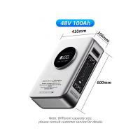 China 51.2V 100Ah Wall Mount LiFePO4 Battery 5.12kWh Solar Storage with Smart BMS RS485 CAN IP55 for sale