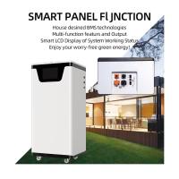 China 51.2V 300Ah Floor Mounted LiFePO4 Battery 15.36kWh Solar Storage with LCD Display Smart BMS RS485 CAN IP55 for sale