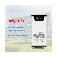 China 51.2V 300Ah Floor Mounted LiFePO4 Battery 15.36kWh Solar Storage with LCD Display Smart BMS RS485 CAN IP55 for sale