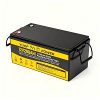 China 12V 200Ah LiFePO4 Deep Cycle Battery - 45kg RV Marine Solar Power Pack with 3000-5000 Cycle Life for sale