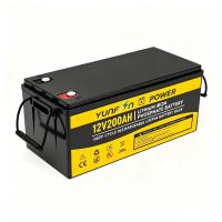 China 12V 200Ah LiFePO4 Deep Cycle Battery - 45kg RV Marine Solar Power Pack with 3000-5000 Cycle Life for sale