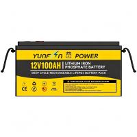 China 12V 100Ah LiFePO4 Car Battery with BMS Protection - 1280Wh Capacity for Automotive Applications for sale