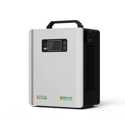 China Pure Sine Wave LiFePO4 Power Station Emergency Power Station For Home For RV Travel Van Life Power Outage Medical Device Off Grid Workshop Outdoor Event for sale