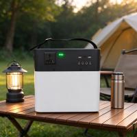 China 2kWh LiFePO4 Portable Power Station 1000W Pure Sine Wave Solar Backup Power Station Support Phone Charging DC Barrel Output For Home Emergency Camping Outdoor Electronics Power Supply for sale