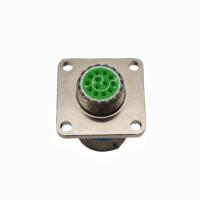 China Jy27656t23b55pn Cadmium Plating Square Receptacle Electronic Connector for sale