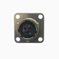 China Jy27466t11f35pln Front Wall Mount Receptacle D38999 Series I Connector for sale