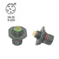 China D38999/24wa35pn Mil-Dtl-38999 Series III Connectors Wall Mount 6 Pin Male Receptacle for sale