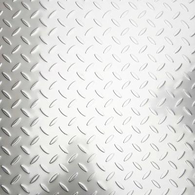 China 316L Stainless Steel Chequered Sheet Plate Cold Rolled 2B Finish 0.1-3mm Thickness for sale